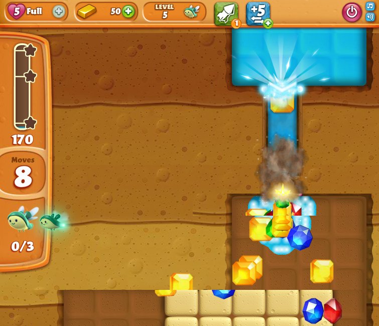 Screenshot of Diamond Digger Saga (Browser, 2014) - MobyGames