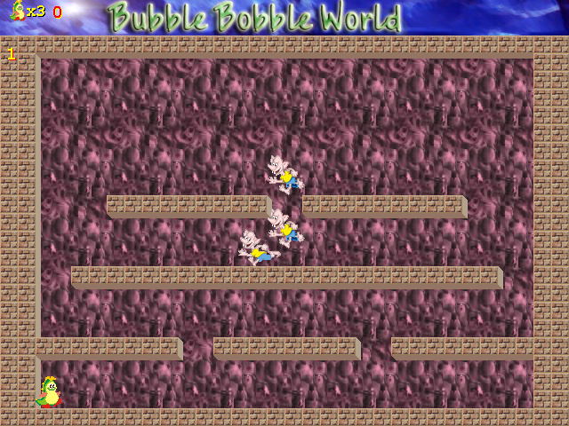 Screenshot of Bubble Bobble World (Windows, 2002) - MobyGames