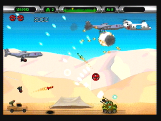 Screenshot of Heavy Weapon Deluxe (Zeebo, 2005) - MobyGames
