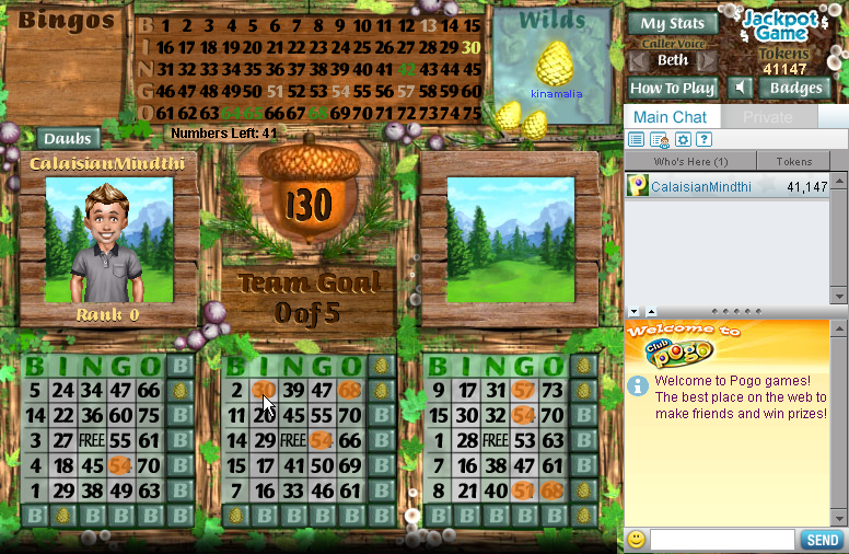 Screenshot of Everyone Wins Bingo (Browser, 2008) - MobyGames