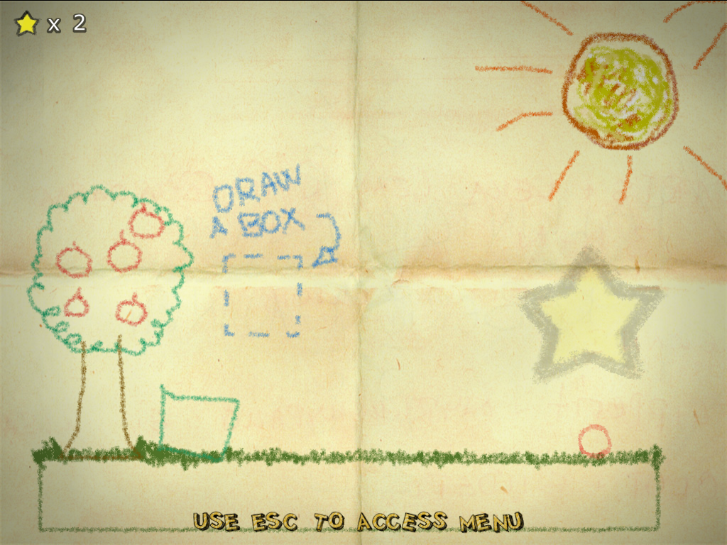 Screenshot of Crayon Physics Deluxe (Linux, 2009) - MobyGames