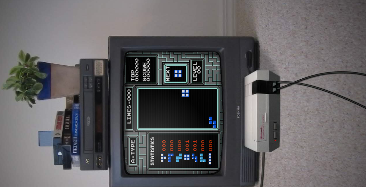 Screenshot of First-Person Tetris (Browser, 2009) - MobyGames