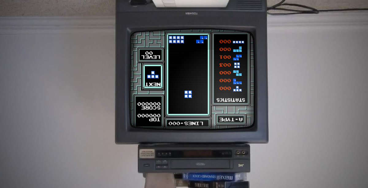 Screenshot of First-Person Tetris (Browser, 2009) - MobyGames