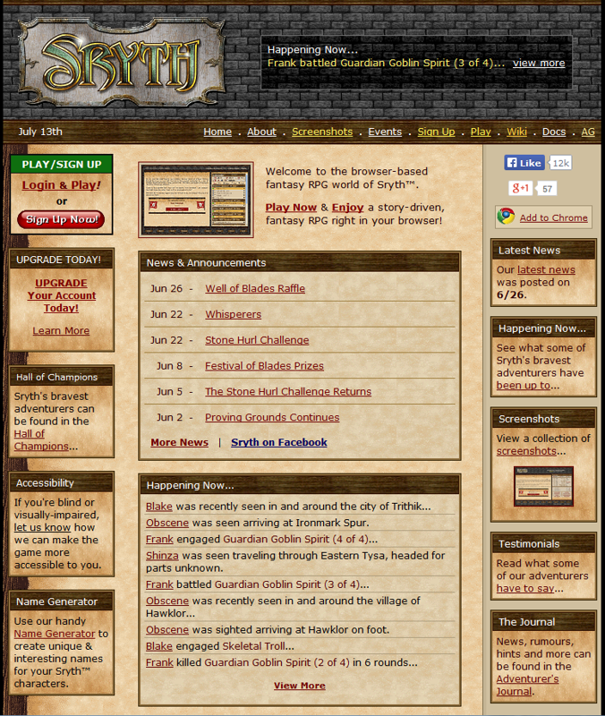 Sryth screenshots - MobyGames