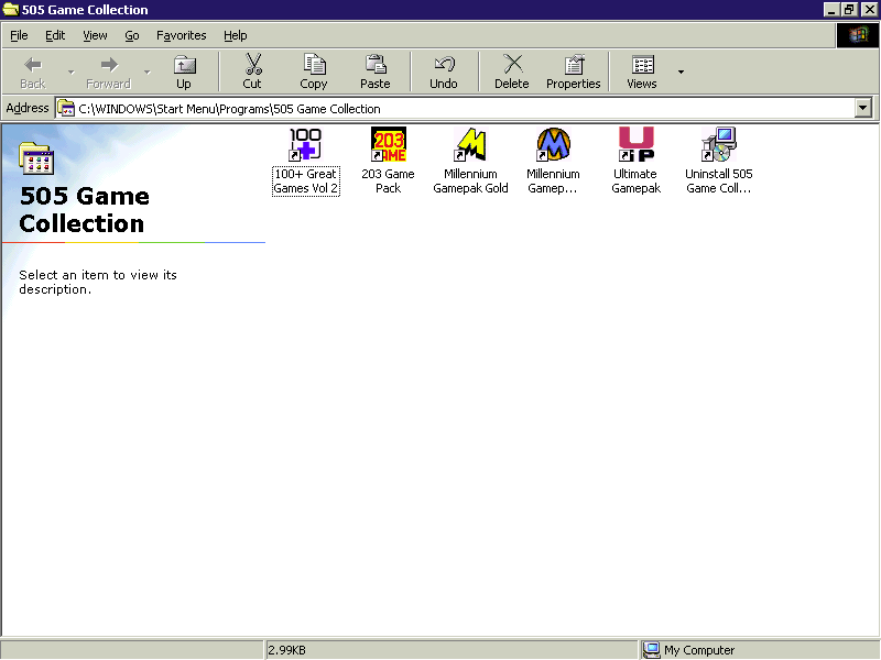 505 Game Collection screenshots - MobyGames