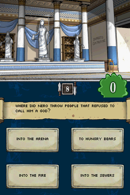 Screenshot of Horrible Histories: Ruthless Romans (Nintendo DS, 2009 ...