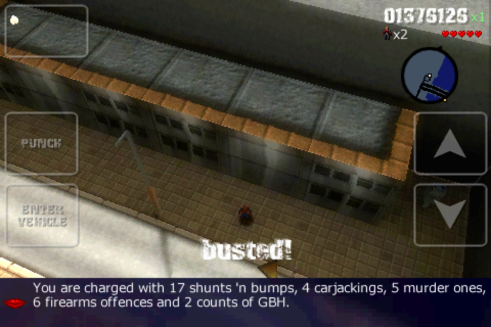 Screenshot of Payback (iPhone, 2001) - MobyGames