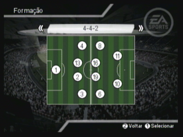 Screenshot of FIFA Soccer 09 (Zeebo, 2009) - MobyGames
