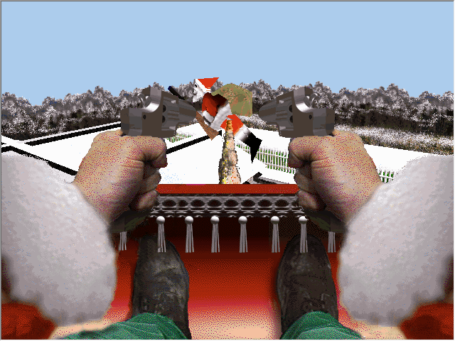 Screenshot of Santa Slayer (Windows, 1996) - MobyGames