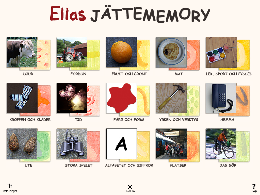 Ellas Jättememory (2005) - MobyGames