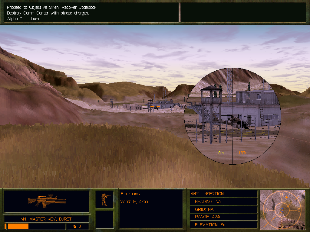 Screenshot of Delta Force 2 (Windows, 1999) - MobyGames