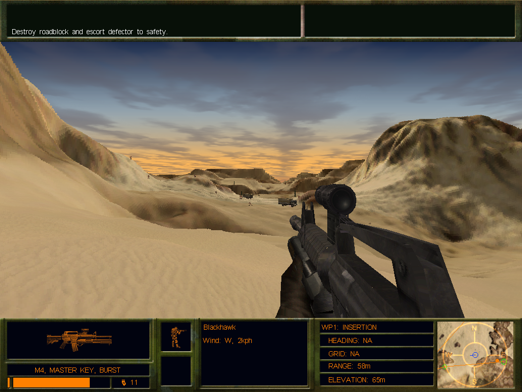 Screenshot of Delta Force 2 (Windows, 1999) - MobyGames