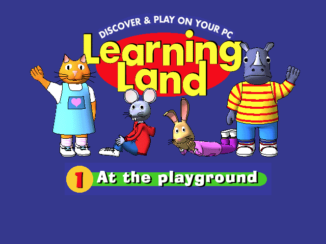 Screenshot of Learning Land 1: At The Playground (Windows, 1999 ...