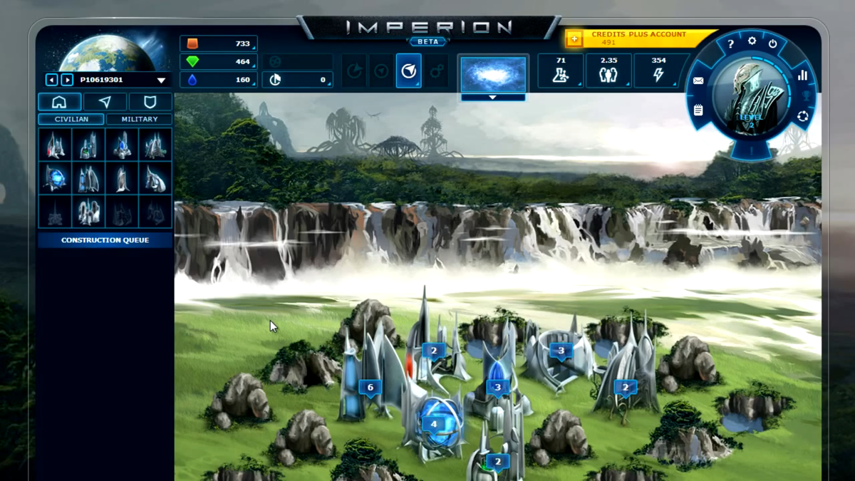 Screenshot of Imperion (Browser, 2012) - MobyGames