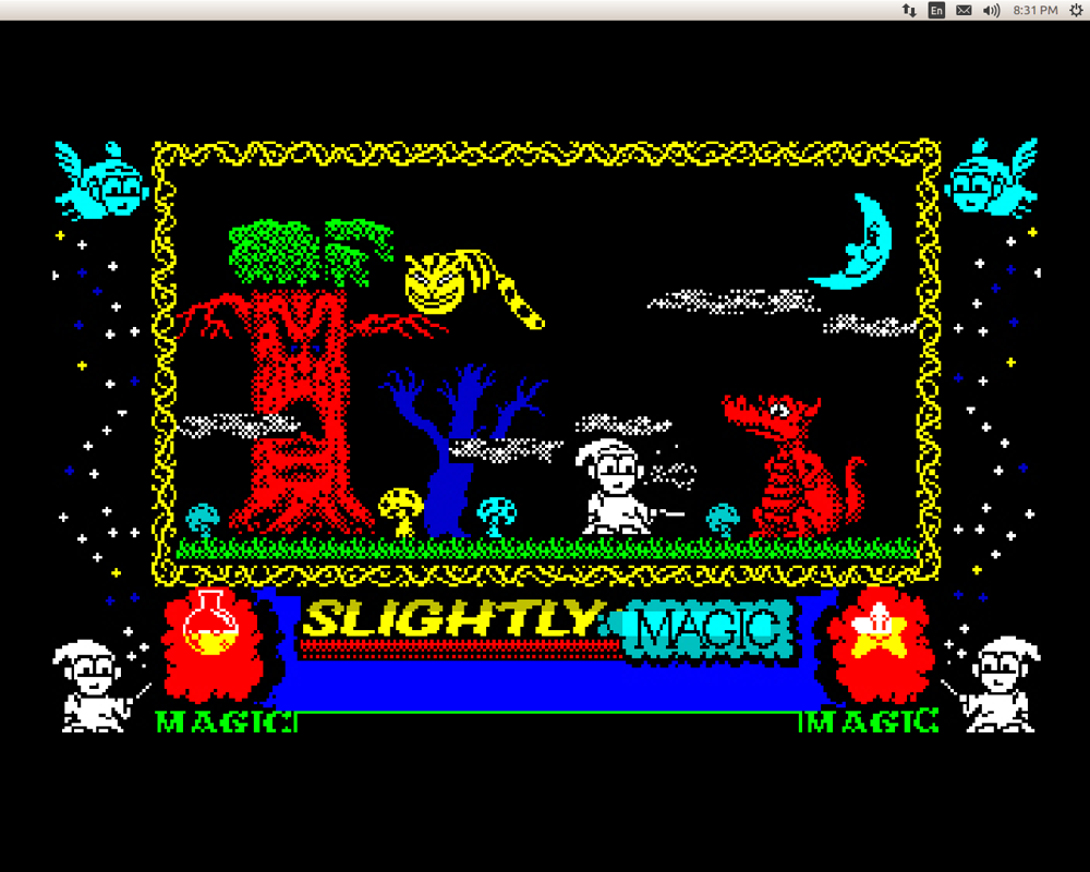 Screenshot of Slightly Magic (Linux, 1991) - MobyGames