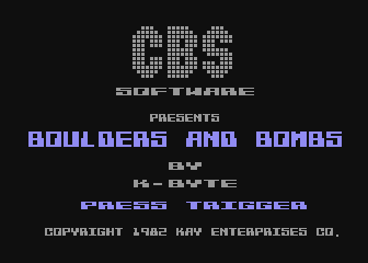 Boulders and Bombs (1983) - MobyGames