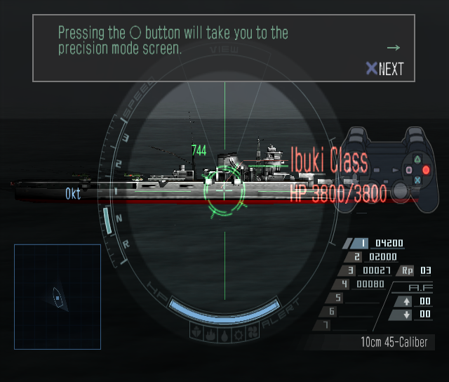 Screenshot of Naval Ops: Warship Gunner (PlayStation 2, 2003) - MobyGames