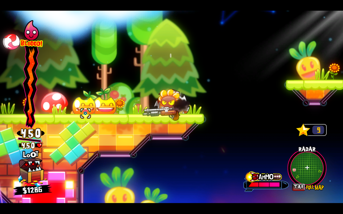 Screenshot of Hell Yeah!: Wrath of the Dead Rabbit (Windows, 2012 ...