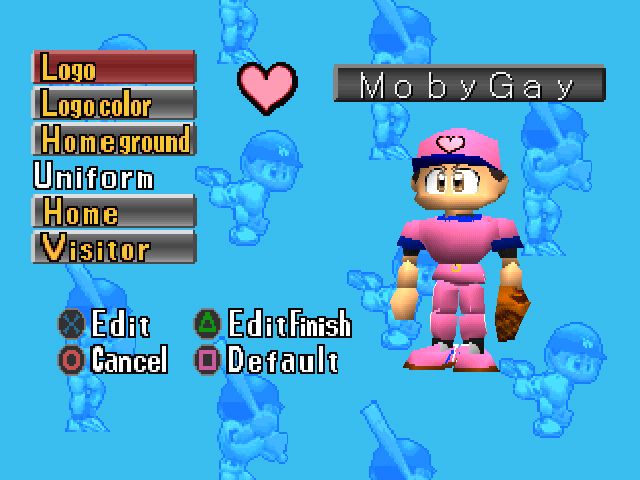 Screenshot of Big League Slugger Baseball (PlayStation, 2000) - MobyGames