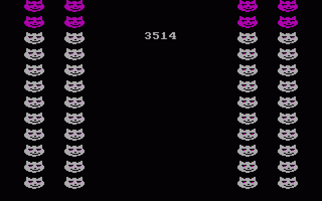 Screenshot of Alley Cat (PC Booter, 1983) - MobyGames