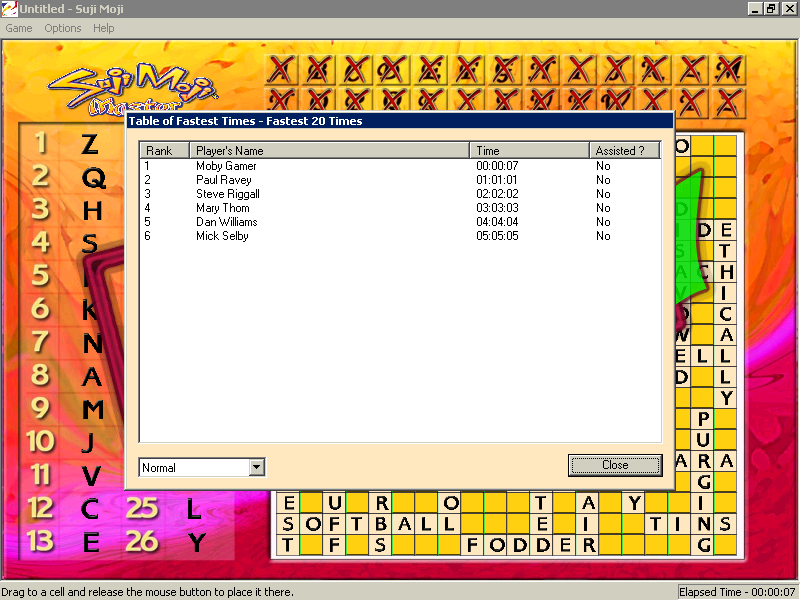 Screenshot of Suji Moji Master (Windows, 2006) - MobyGames