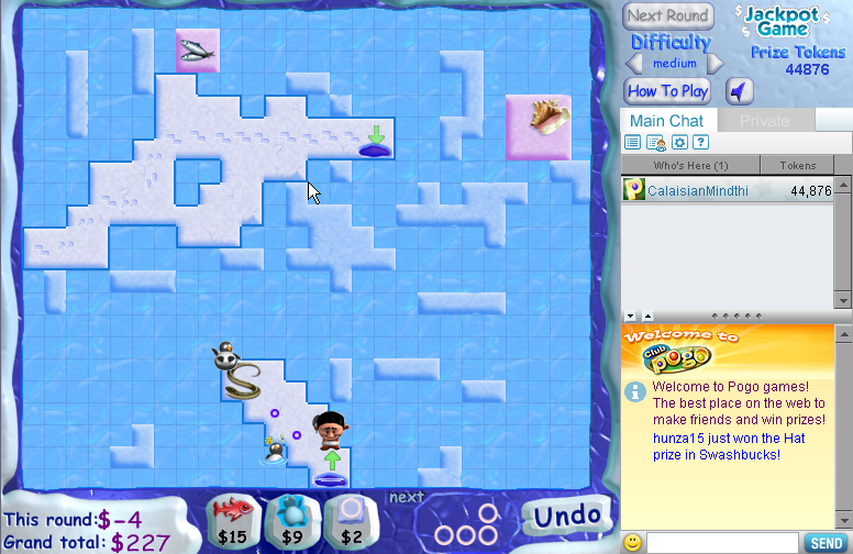 Screenshot of Penguin Blocks (Browser, 2005) - MobyGames