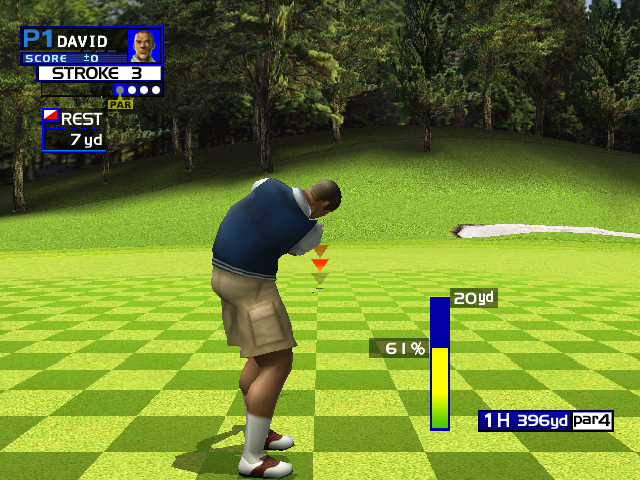 Screenshot of Virtua Golf (Arcade, 2001) - MobyGames