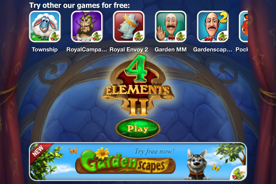 Screenshot of 4 Elements II (iPhone, 2011) - MobyGames