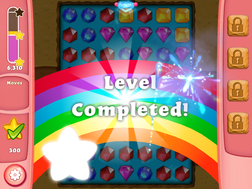 Screenshot of Diamond Digger Saga (iPad, 2014) - MobyGames