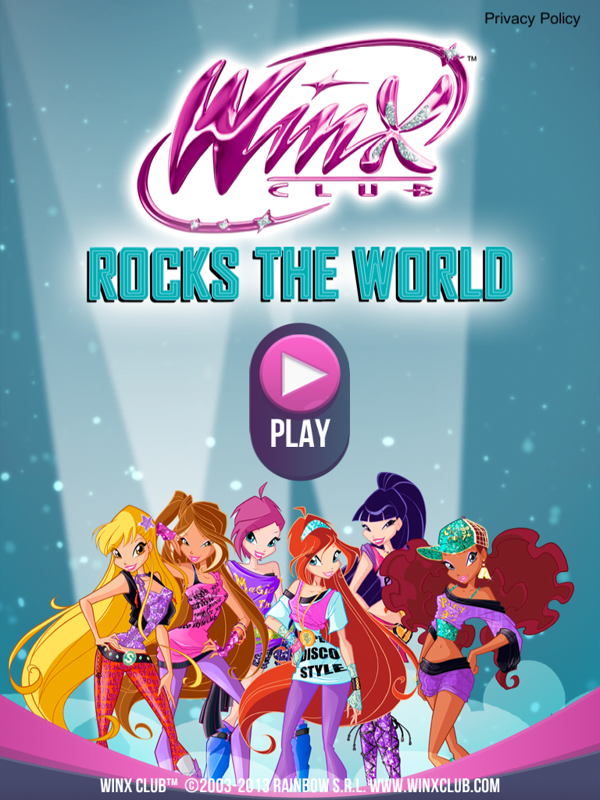 Screenshot of Winx Club: Rocks the World (iPad, 2013) - MobyGames