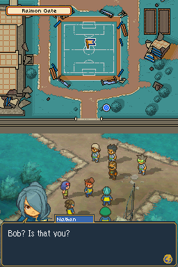 Screenshot of Inazuma Eleven 2: Firestorm (Nintendo DS, 2009) - MobyGames