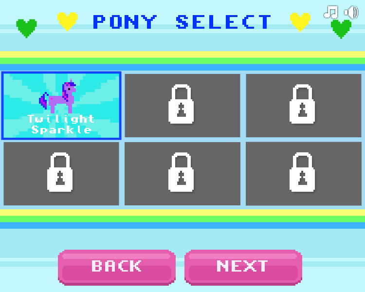 Screenshot of Adventure Ponies! (Browser, 2012) - MobyGames