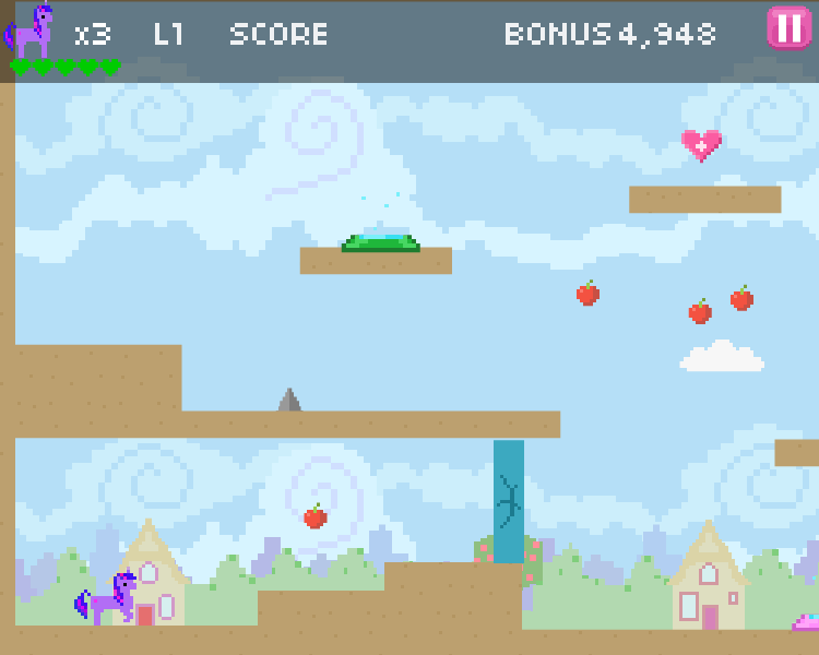 Screenshot of Adventure Ponies! (Browser, 2012) - MobyGames