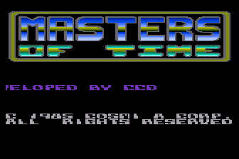 Masters of Time (1984) - MobyGames