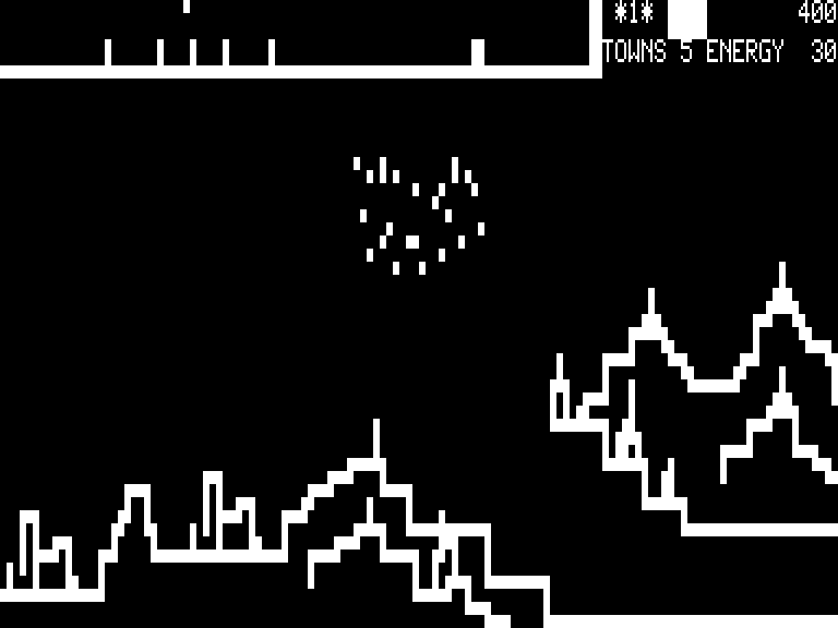Screenshot of Strike Force (TRS-80, 1982) - MobyGames