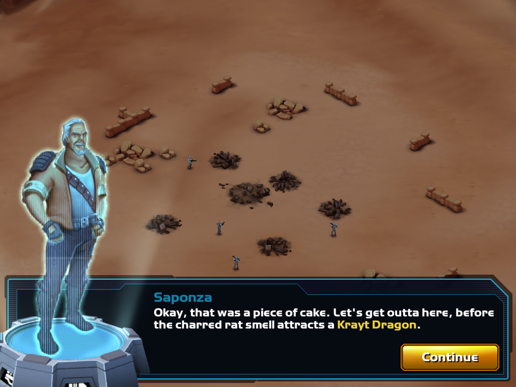 Screenshot of Star Wars: Commander (iPad, 2014) - MobyGames