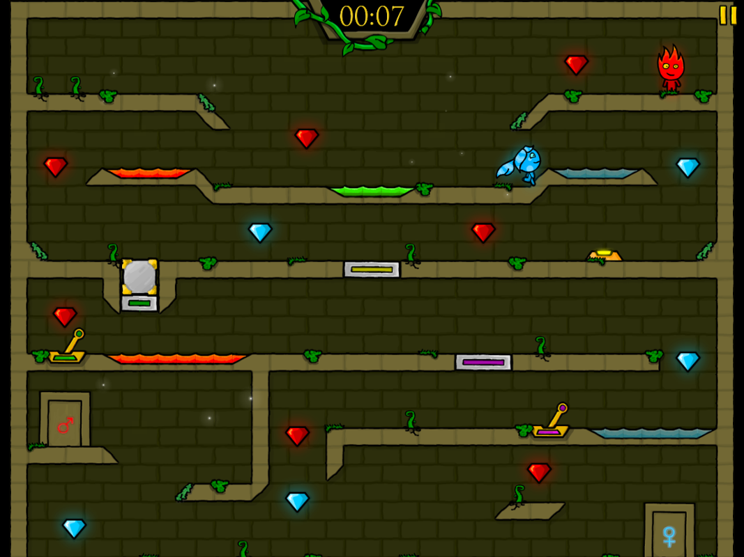 Screenshot of Fireboy and Watergirl: Elements (Browser, 2018) - MobyGames