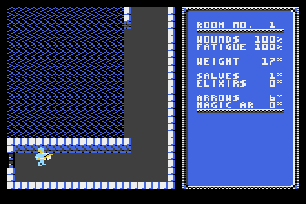 Screenshot of Temple of Apshai Trilogy (Atari 8-bit, 1985) - MobyGames