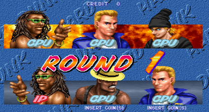 Screenshot of Hard Dunk (Arcade, 1994) - MobyGames