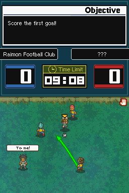 Screenshot of Inazuma Eleven 2: Blizzard (Nintendo DS, 2009) - MobyGames