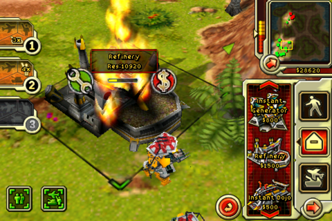 Screenshot of Command & Conquer: Red Alert (iPhone, 2009) - MobyGames