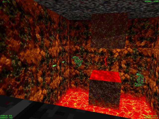 Screenshot of Descent (DOS, 1995) - MobyGames