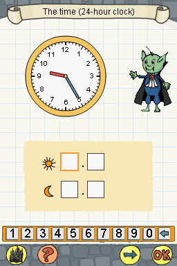 Screenshot of Learn Math: For Grades 1-4 (Nintendo DS, 2008) - MobyGames