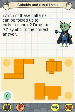 Screenshot of Learn Math: For Grades 1-4 (Nintendo DS, 2008) - MobyGames