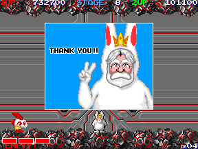 Screenshot of Rabbit Punch (Arcade, 1987) - MobyGames