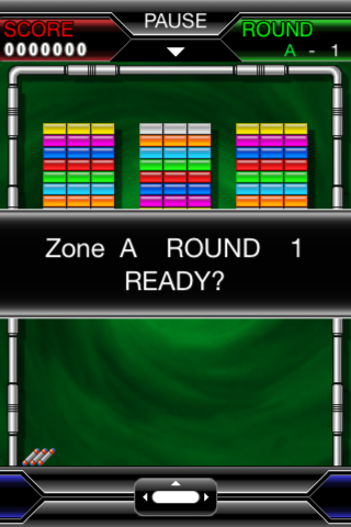 Screenshot of Arkanoid (iPhone, 2009) - MobyGames