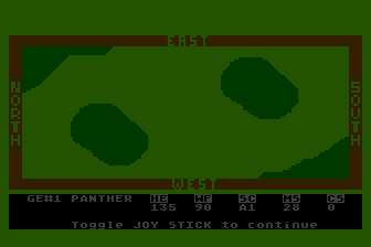Screenshot of TAC: Tactical Armor Command (Atari 8-bit, 1983) - MobyGames