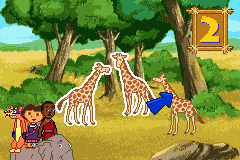 Screenshot of Dora the Explorer: Dora's World Adventure (Game Boy ...