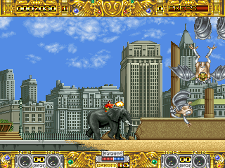 Screenshot of Boogie Wings (Arcade, 1992) - MobyGames