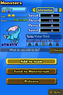 Screenshot of Monster Racers (Nintendo DS, 2009) - MobyGames